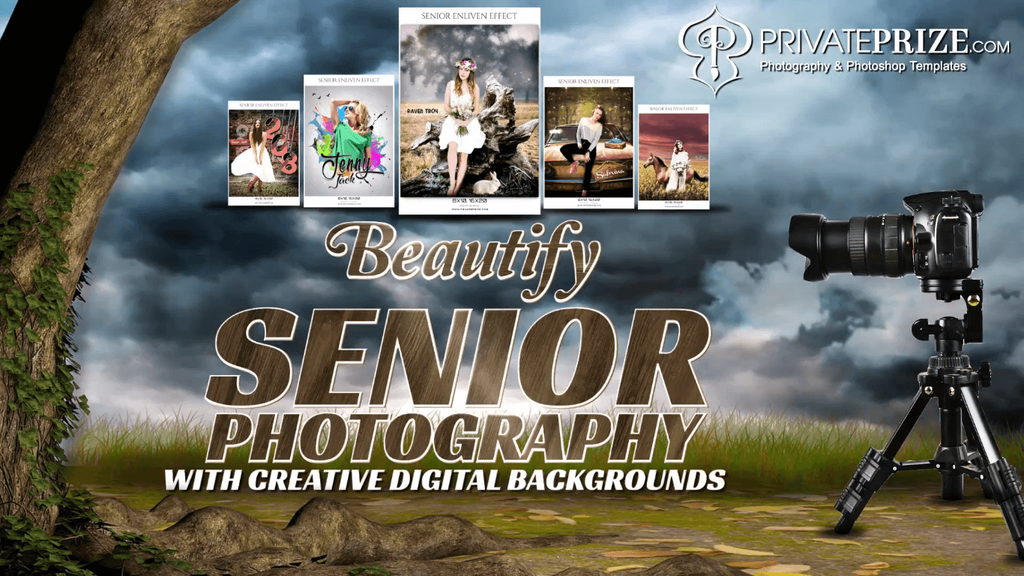 Beautify senior photography with creative digital backgrounds ...