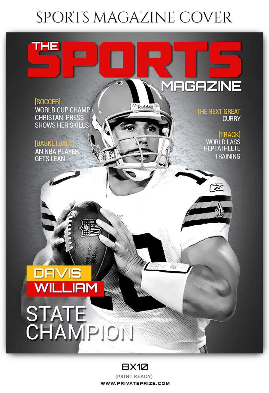 Sports Illustrated Magazine Cover Football